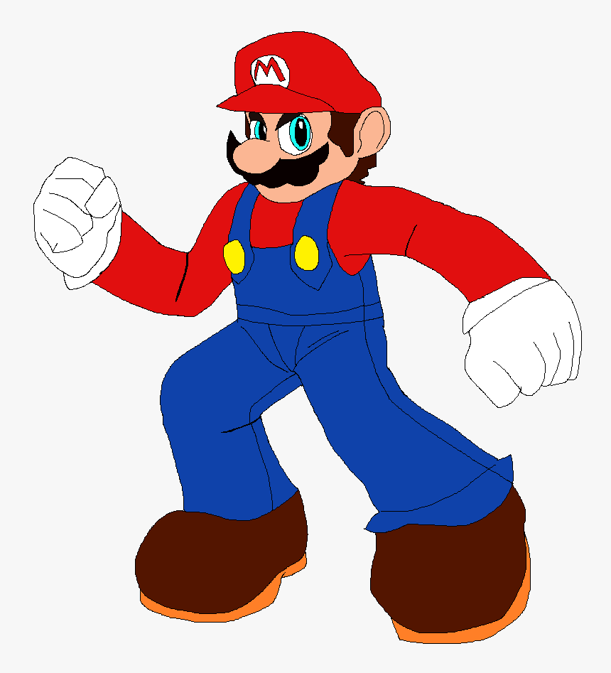 Mario Ssbrpreboot - Smash Ultimate Mario Taunt, HD Png Download ...