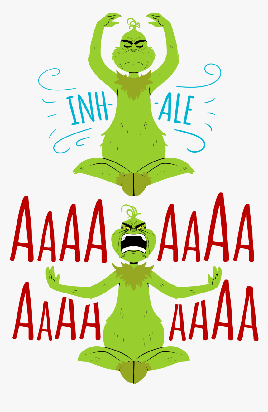 The Grinch Is Releasing Some Anxiety With Some Yoga you - El Grinch ...