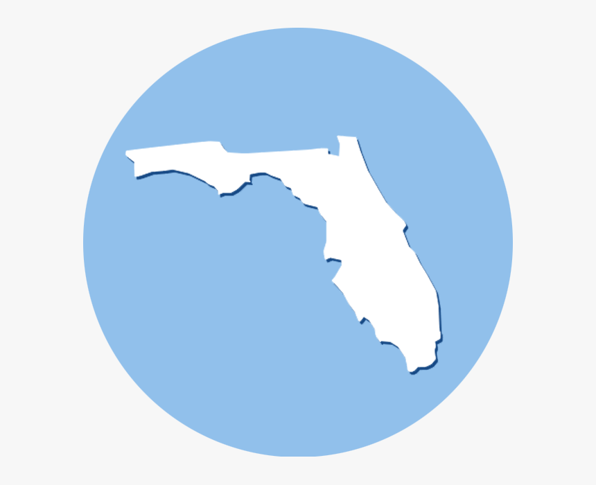 Florida Blue Outline, HD Png Download , Transparent Png Image - PNGitem