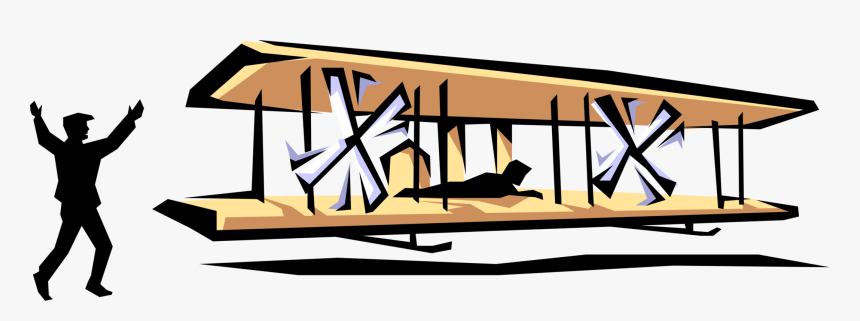 Wright Brothers Clipart - Airplane The Wright Brothers Cartoon, HD Png ...