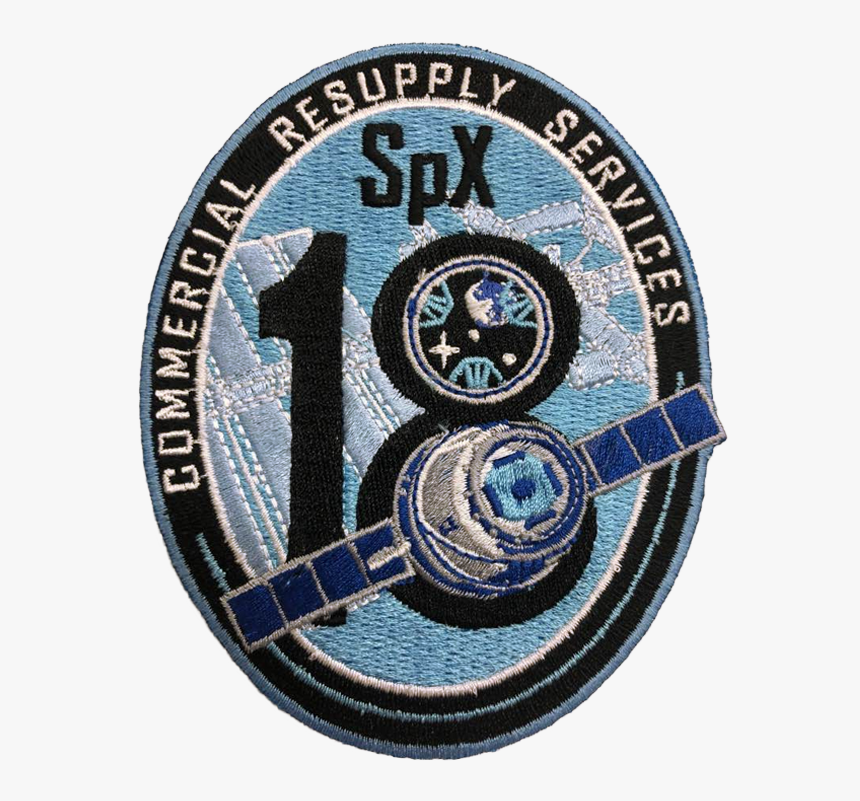 Crs Spacex - Spacex Crs 18 Patch, HD Png Download , Transparent Png ...