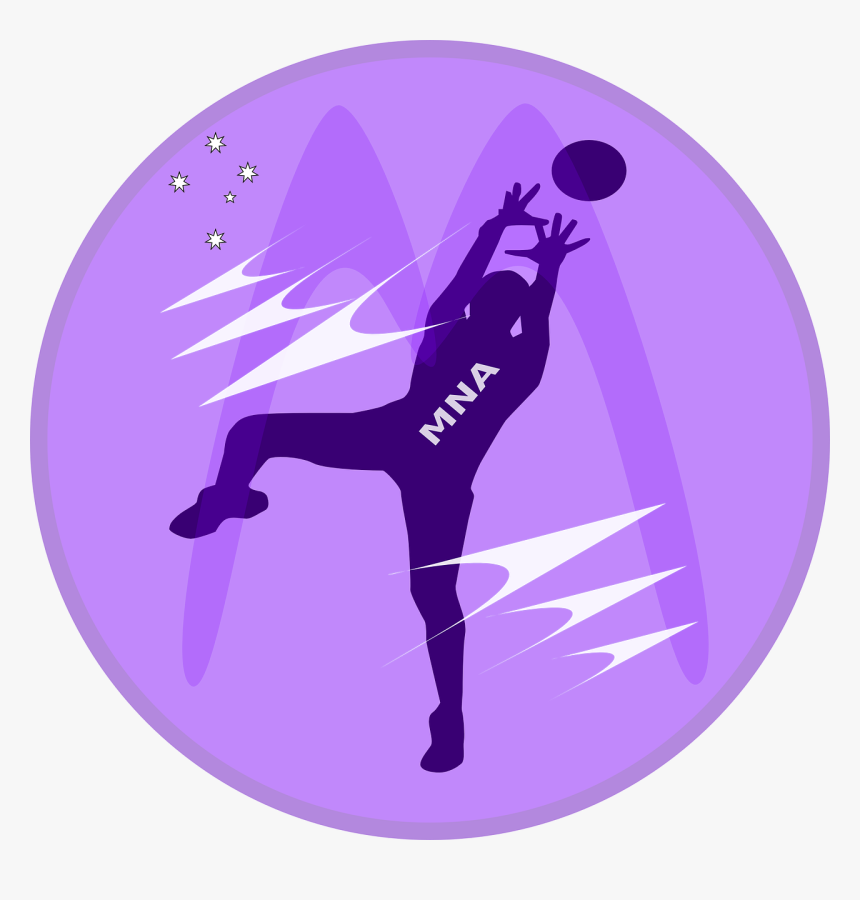 Netball Picture Black And White, HD Png Download , Transparent Png ...
