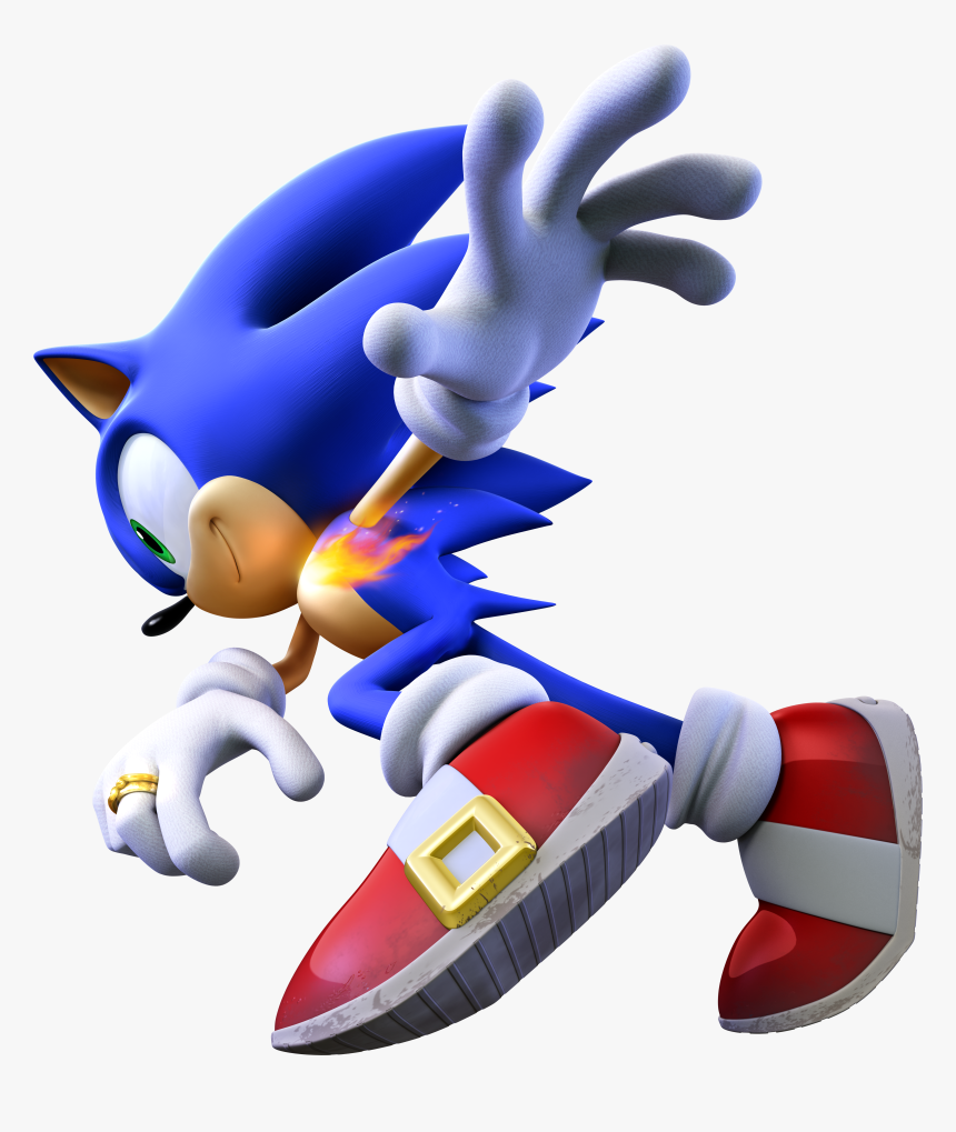 Sonic & The Secret Rings Signature Render With Fire - Sonic And The ...
