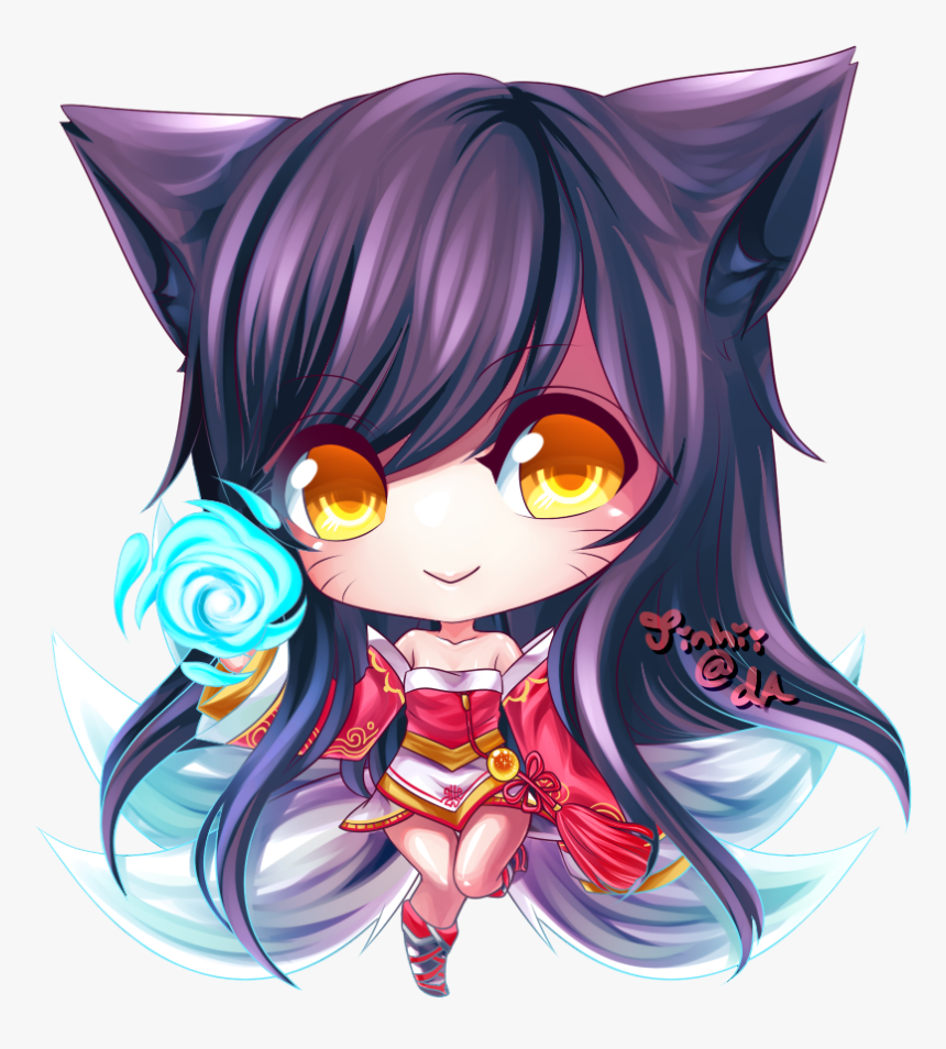 Transparent Ahri Png - Ahri Chibi Png, Png Download , Transparent Png ...