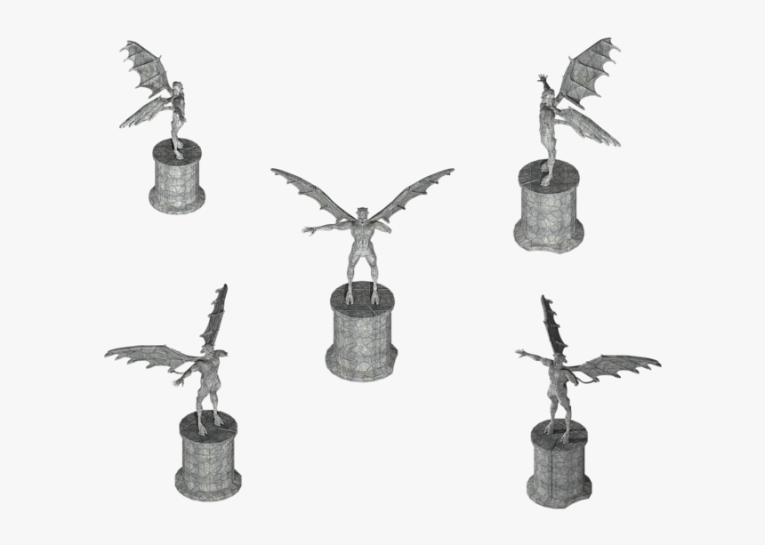 Preview - Isometric Statue, HD Png Download , Transparent Png Image ...