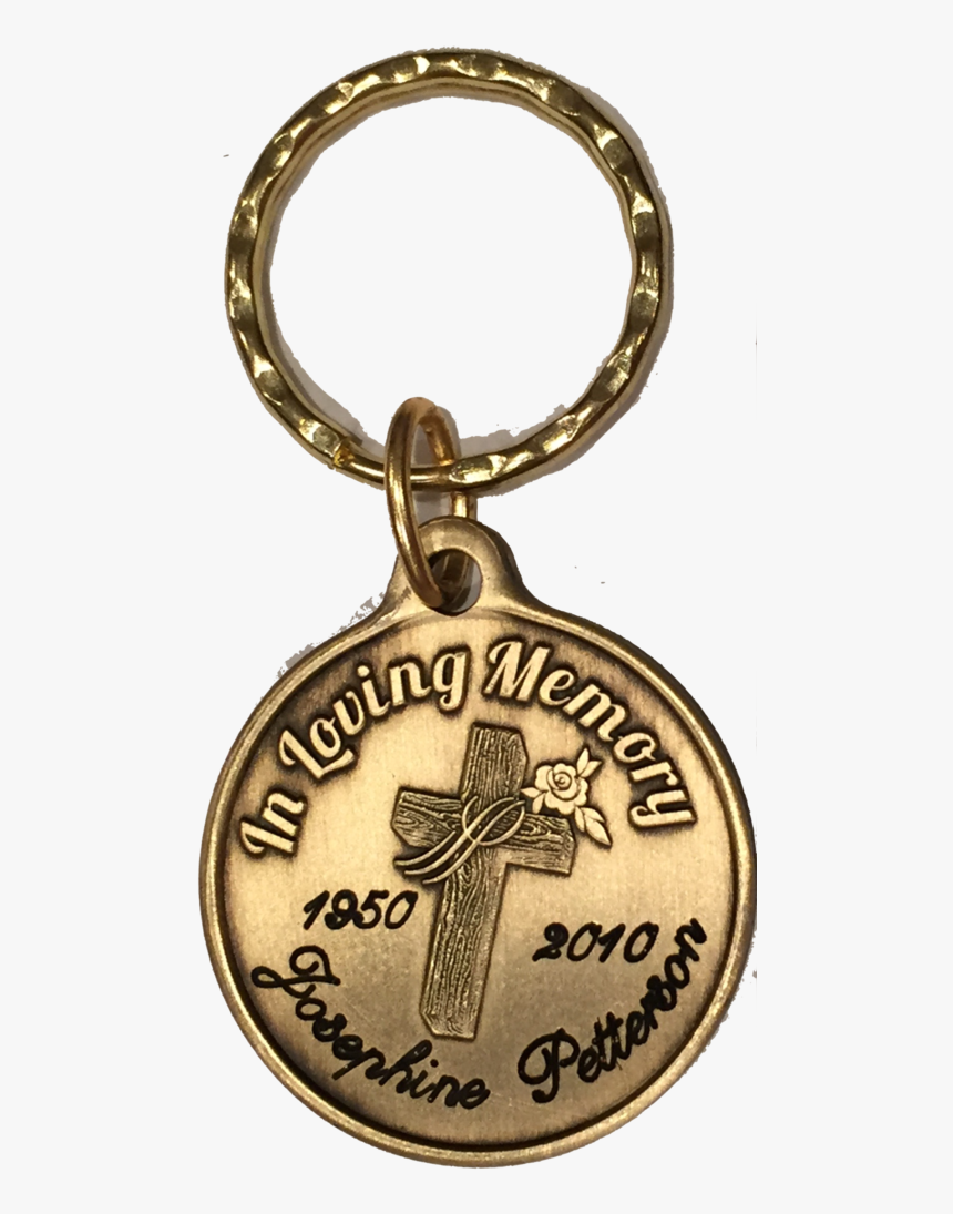 In Loving Memory Engraved Cross Rose Bronze Memorial - Cross, HD Png ...