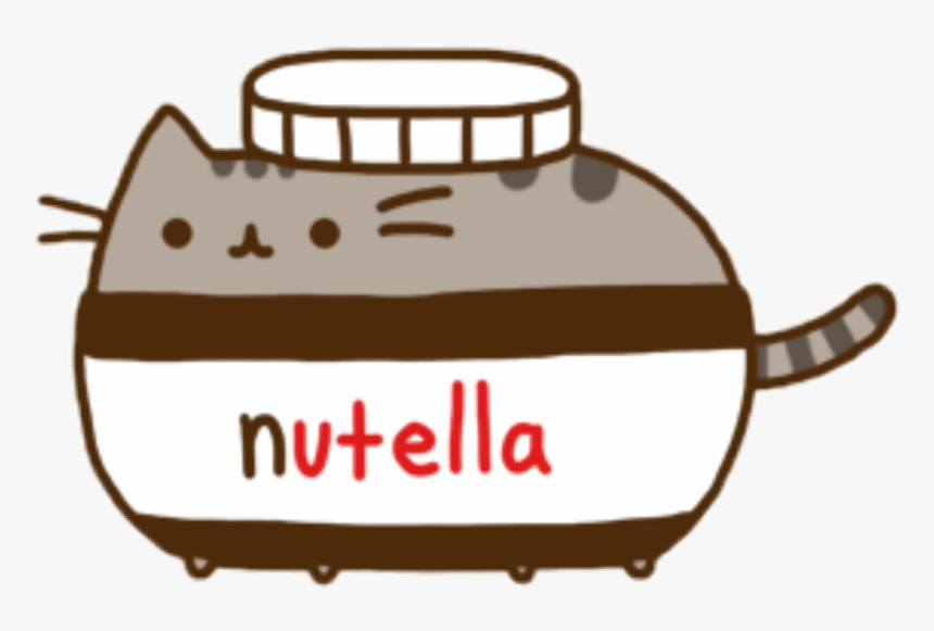 Pusheen Cat Nutella Clipart , Png Download - Nutella Cat, Transparent ...