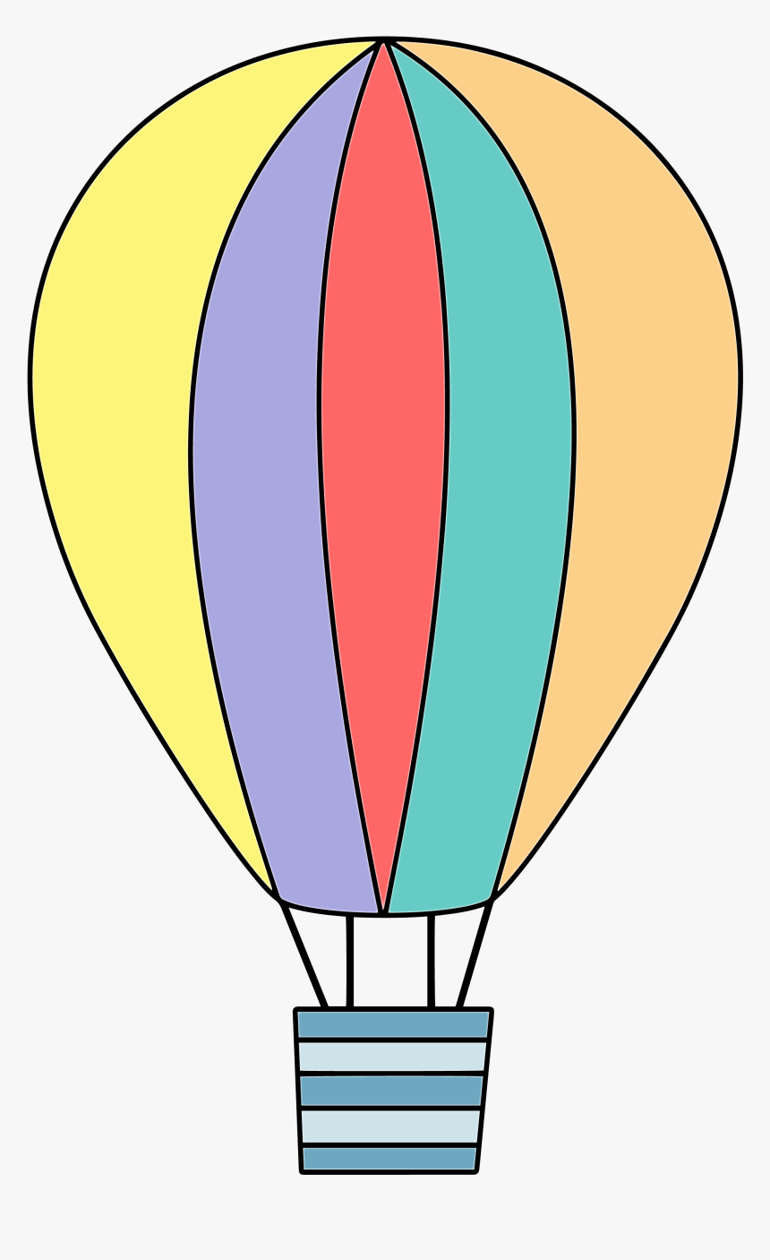 Hot Air Balloon Clipart Happy Birthday - Hot Air Balloon, HD Png ...