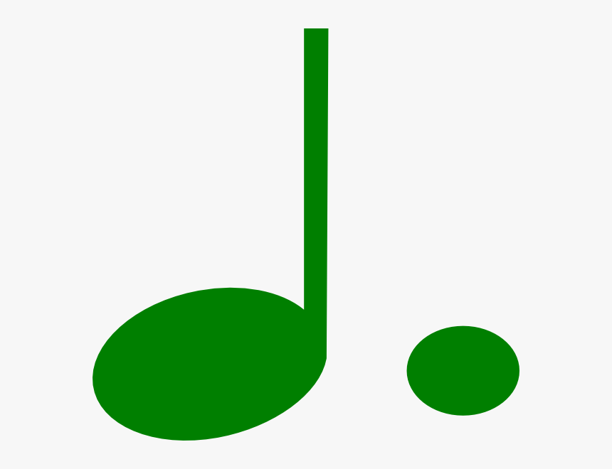 Green Dotted Clip Art - Music Notes Clipart Green, HD Png Download ...