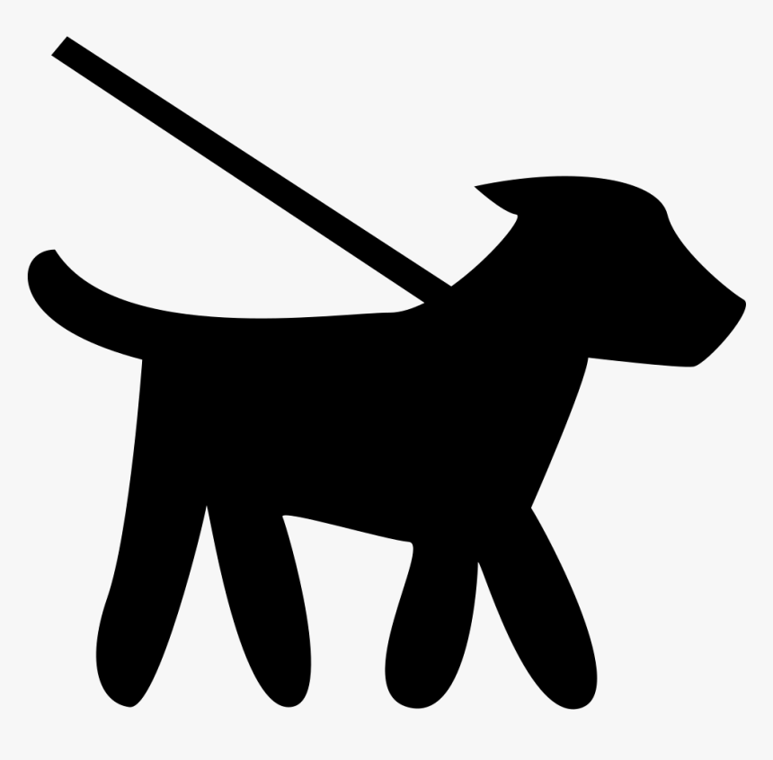 Walking Small Dog Pet - Dog Walking Icon Png, Transparent Png ...