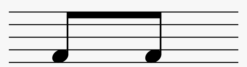 Eighth Notes - Black-and-white, HD Png Download , Transparent Png Image ...