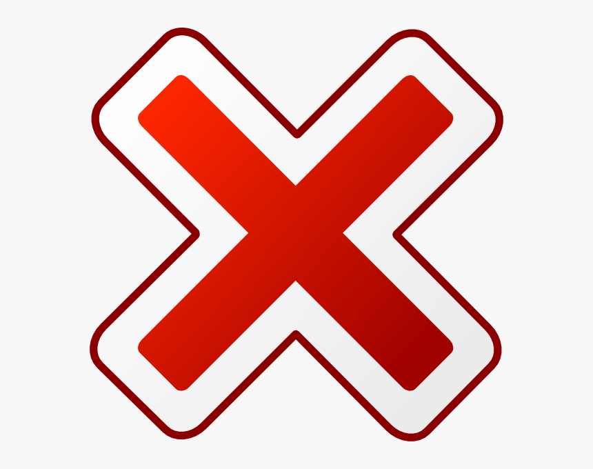 Cancel Sign Png - Negative Clipart, Transparent Png , Transparent Png ...