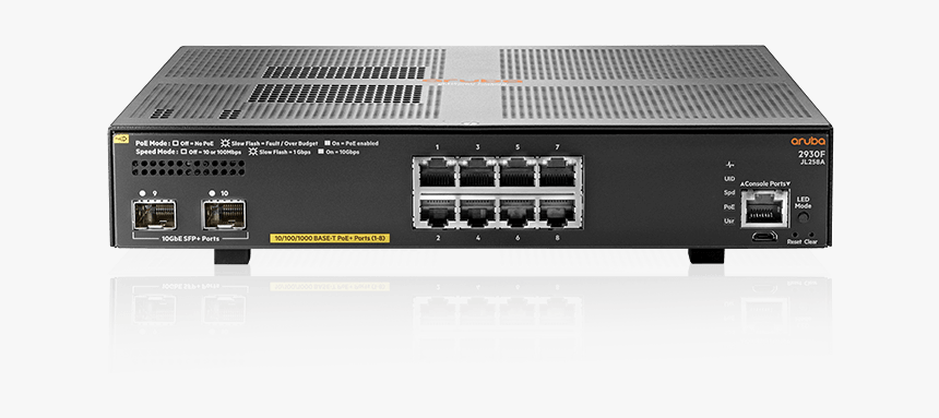 Aruba 2930f 8g Poe+ 2sfp+ Switch, HD Png Download , Transparent Png ...