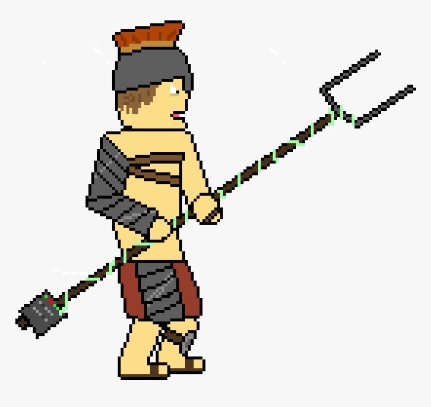 Gladiator Pixel Art, HD Png Download , Transparent Png Image - PNGitem
