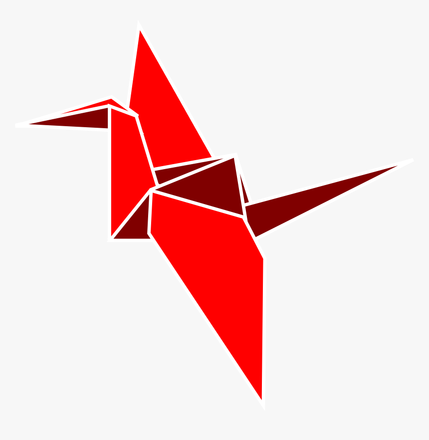 Origami Red Flapping Bird, HD Png Download , Transparent Png Image ...