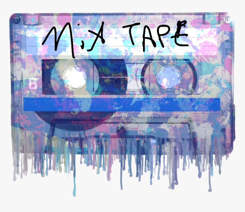 #80s #mixtape #freetoedit - Graphic Design, HD Png Download ...