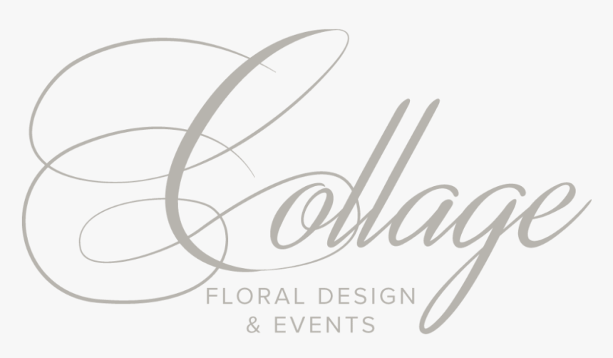 Collage Floral Design & Events - Calligraphy, HD Png Download ...