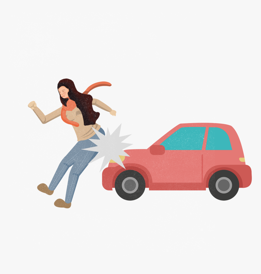 Cartoon Hand Drawn Illustration Crash Png And Psd - Accident Png ...