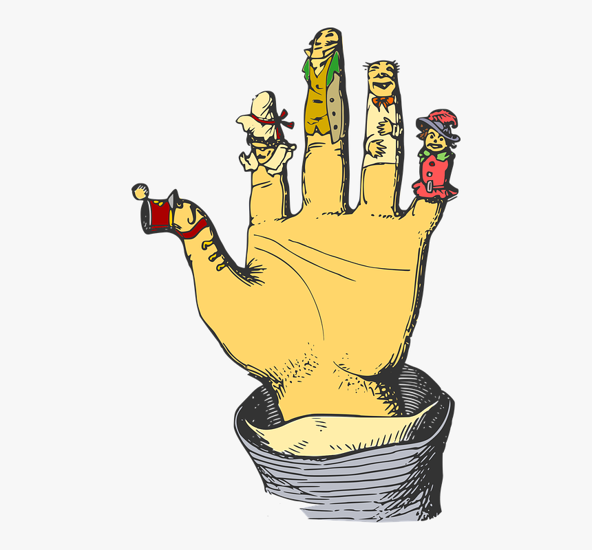Cartoon, Finger Puppets, Hand, Puppets - Titeres Dibujos, HD Png ...