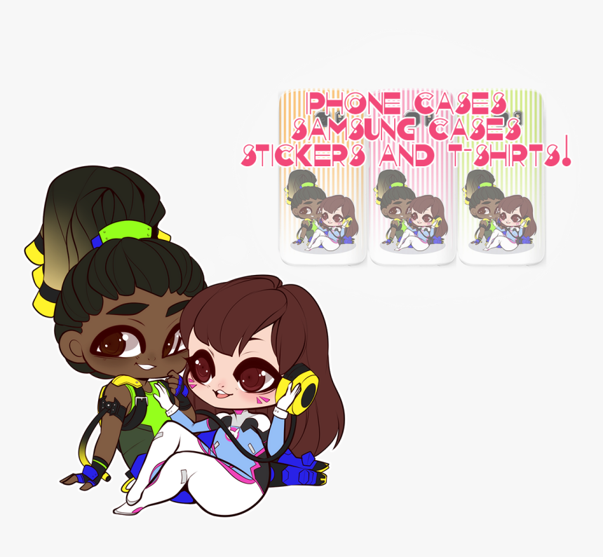 L U C I O D - Dva And Lucio Chibi, HD Png Download , Transparent Png ...