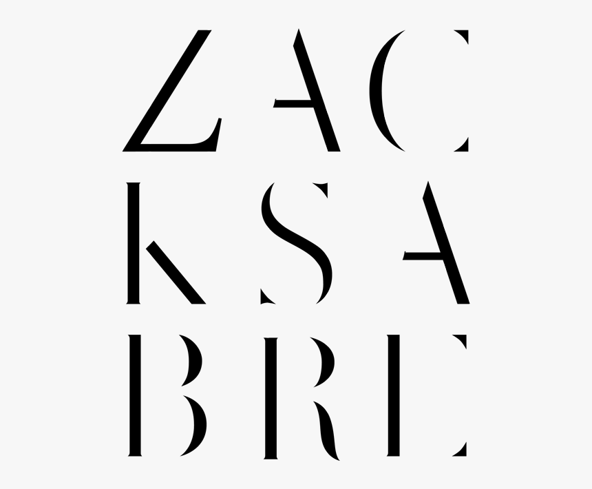 Zack Sabre Logo - Monochrome, HD Png Download , Transparent Png Image ...