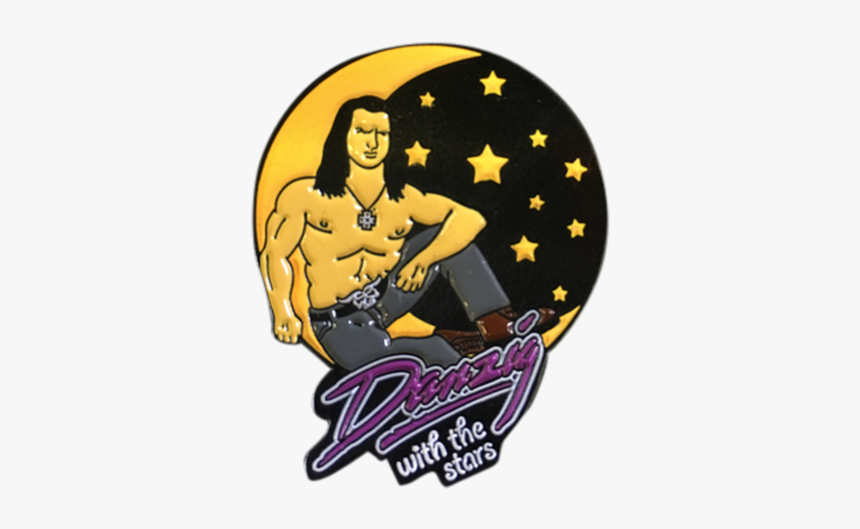 Danzig With The Stars Pin - Skateboarding, HD Png Download ...