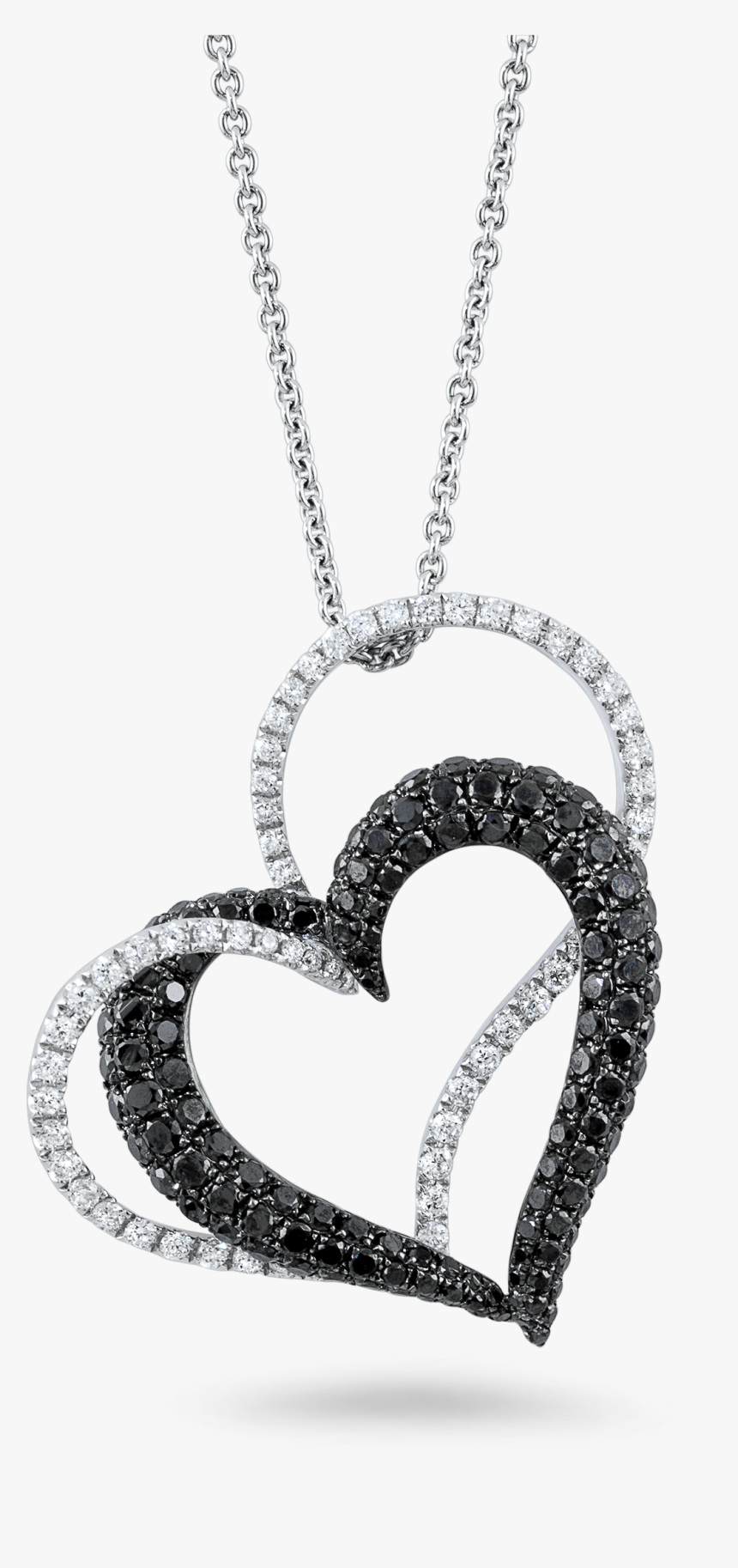 Heart Locket Png Transparent Image - Hart Hanger Diamant Pave, Png ...