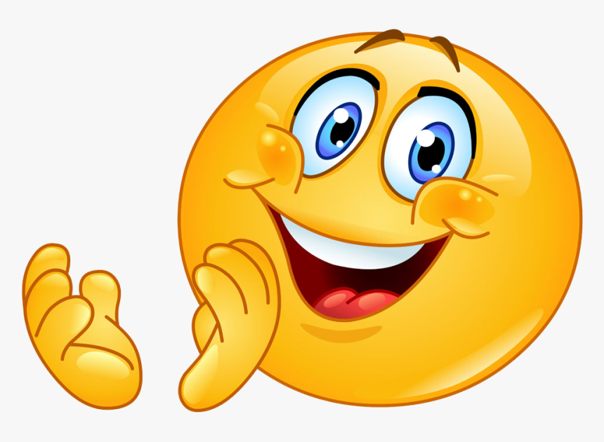 Emoji Emoticon Smiley Clapping - Clapping Smiley Png, Transparent Png ...