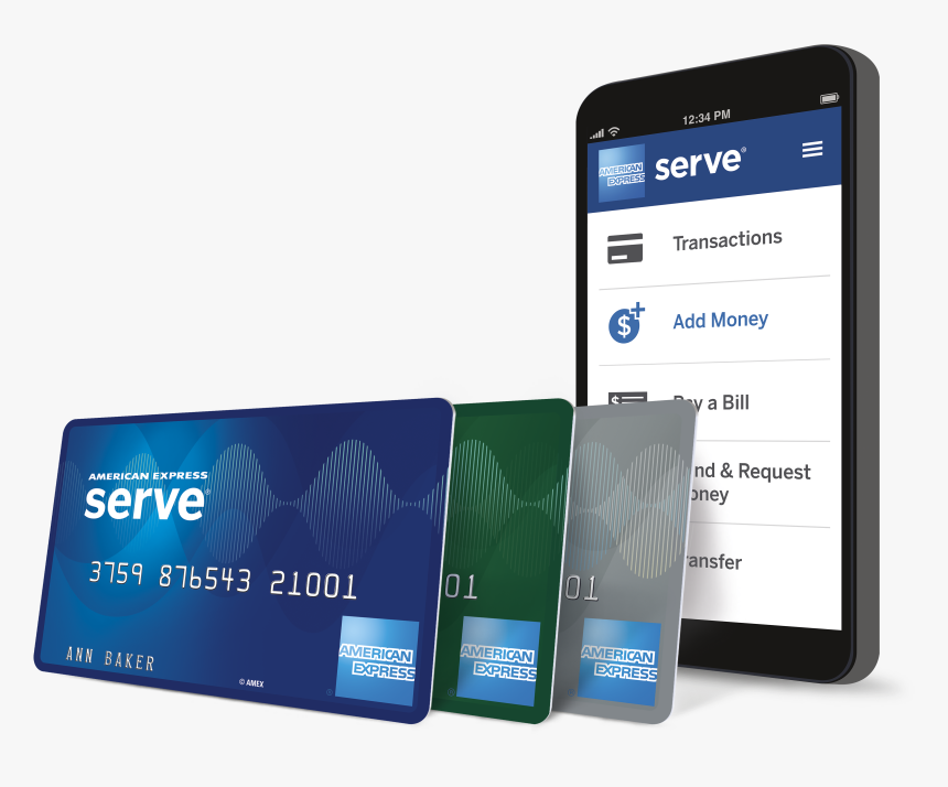 Image Of The Serve Card In Front Of Amobile Device - American Express ...
