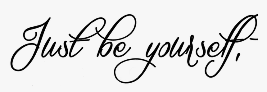 Transparent Be Yourself Clipart - New Text Effects For Photoscape Hd ...