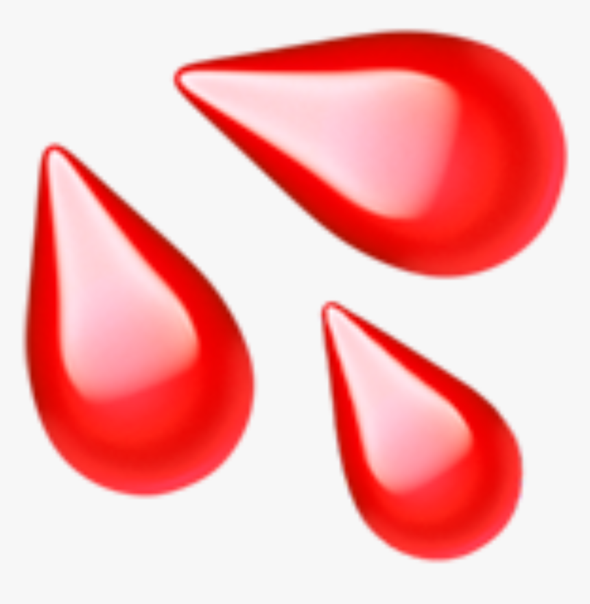Water Emoji Red Blood Drip Drop Bloody - Water Drop Emoji Png ...
