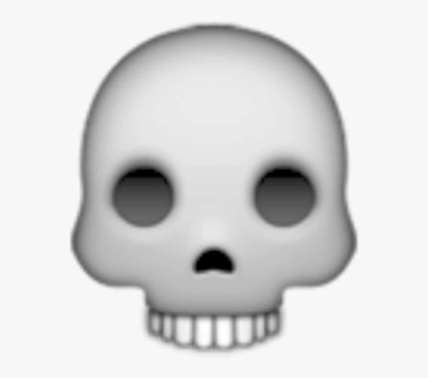 Apple Skull Emoji, HD Png Download , Transparent Png Image - PNGitem
