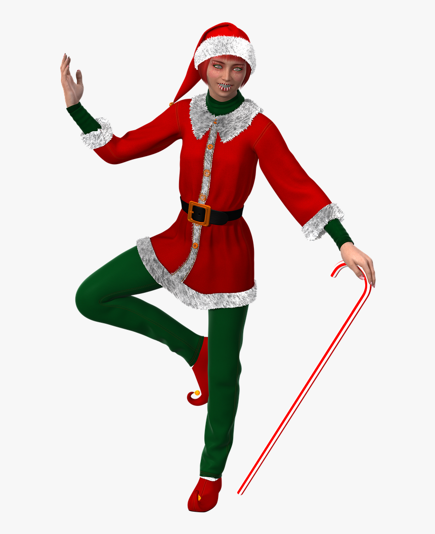 Santa Elves Transparent Background, HD Png Download , Transparent Png ...