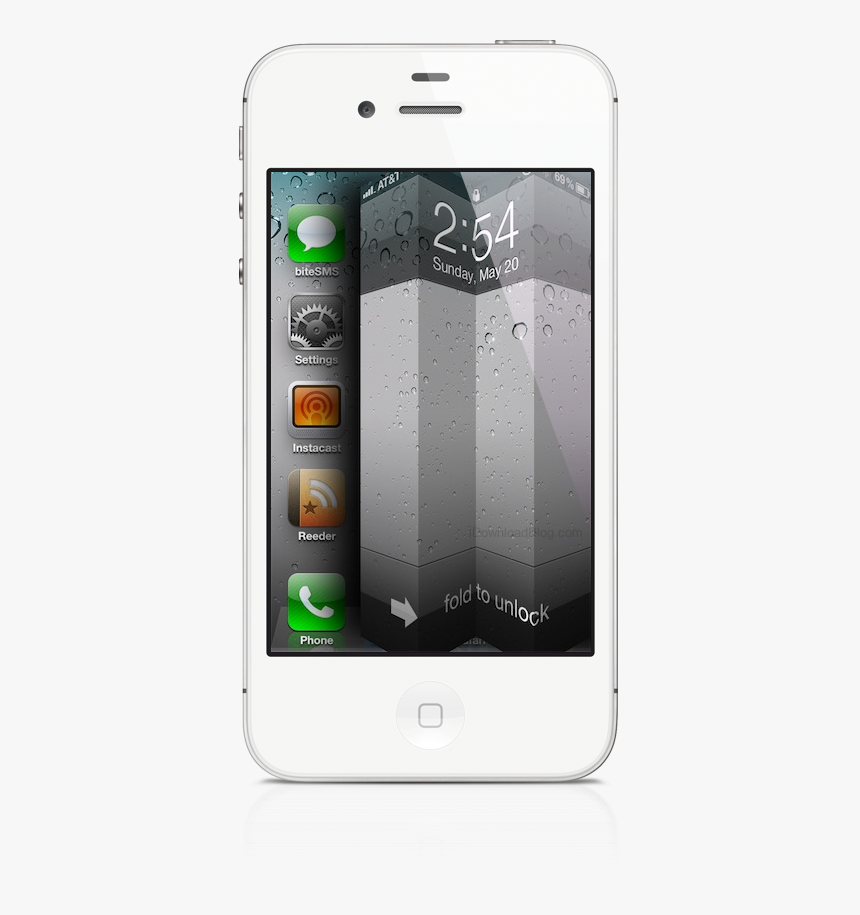Iphone 4 Png White