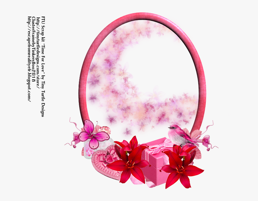 Pink Frame Cluster, Hd Png Download , Png Download - Cattleya ...