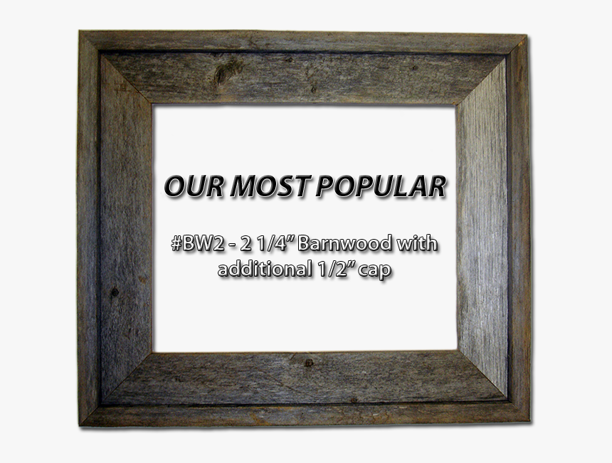 Transparent Rustic Frame Clipart - Rustic Barnwood Picture Frame, HD ...