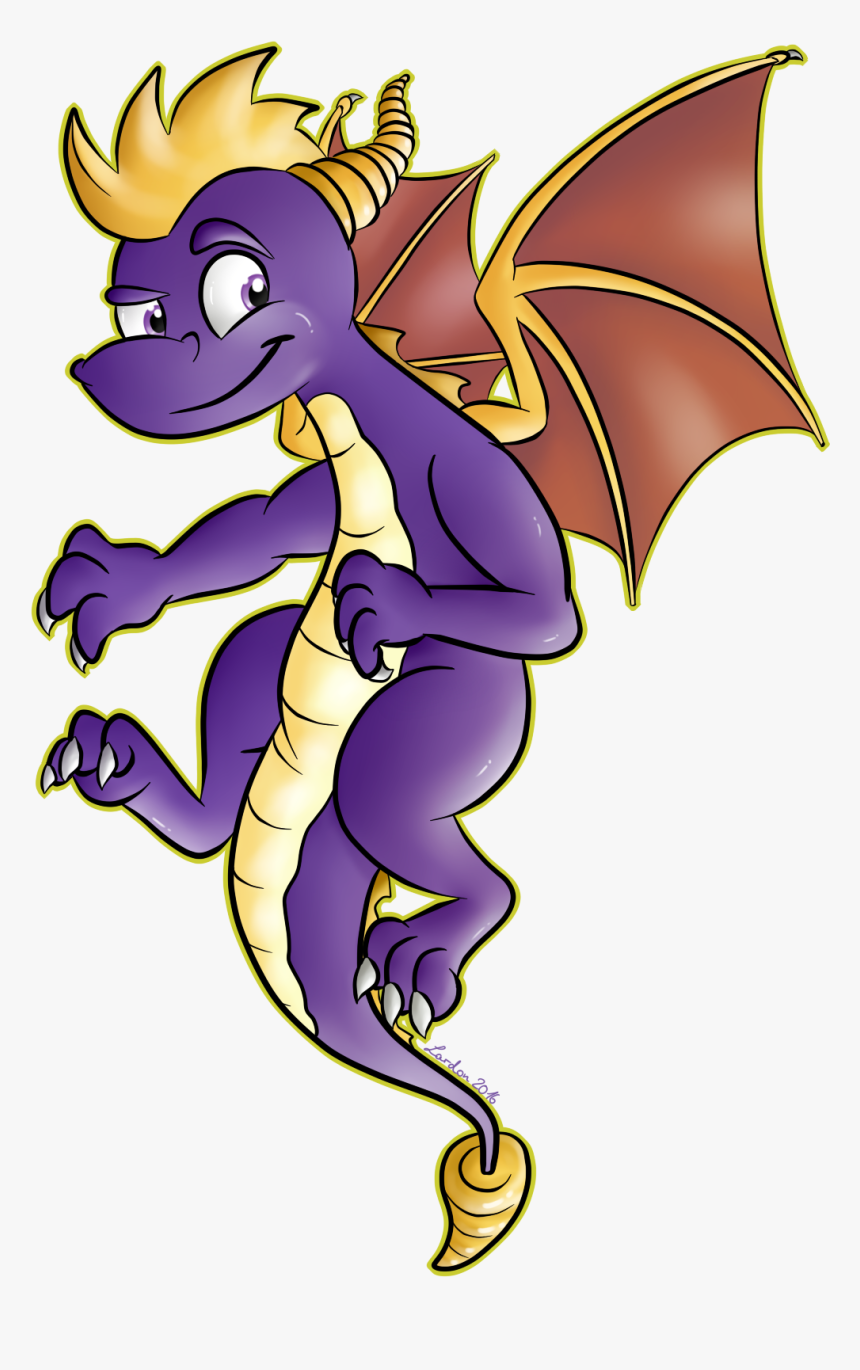 [old Art] Spyro - Spyro Cartoon, HD Png Download , Transparent Png ...