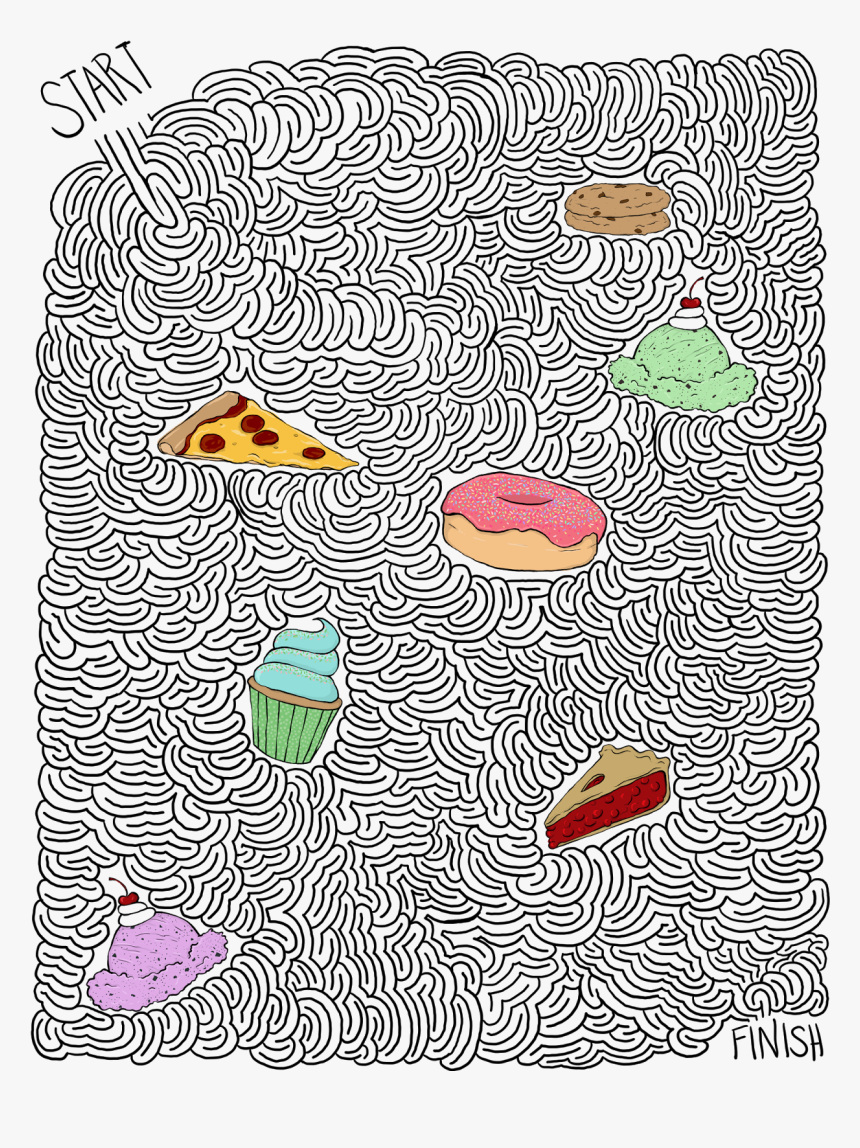 Food Maze, HD Png Download , Transparent Png Image - PNGitem