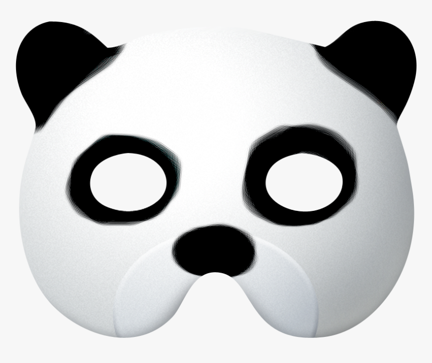 Collection Of Drawing - Panda Drawing For Mask, HD Png Download ...