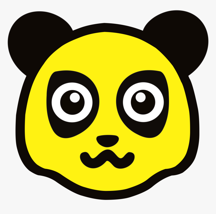 Transparent Panda Face Png - Animal Vector, Png Download , Transparent ...
