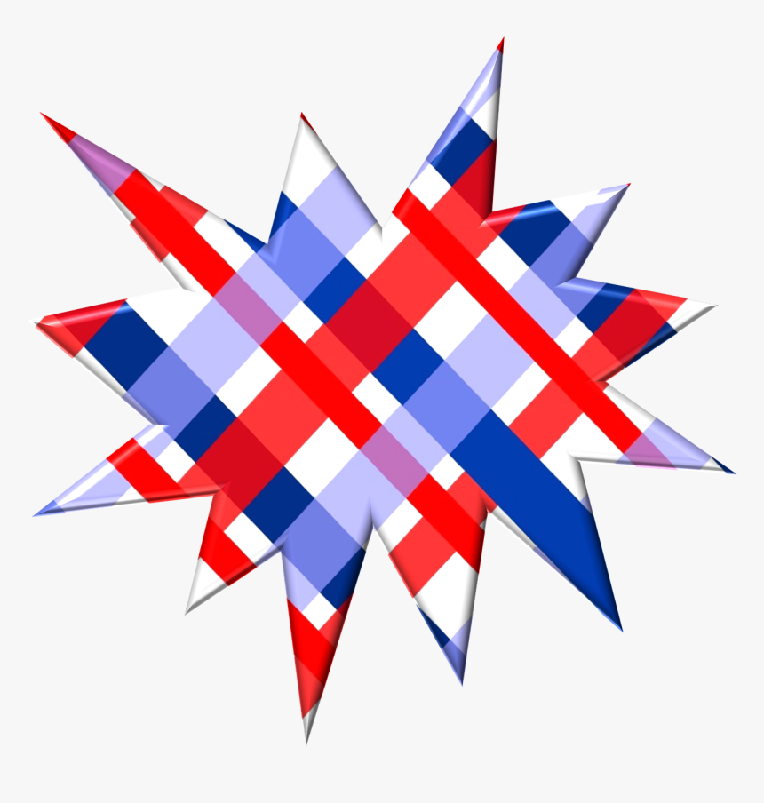 Red White Blue Plaid Pattern, HD Png Download , Transparent Png Image ...