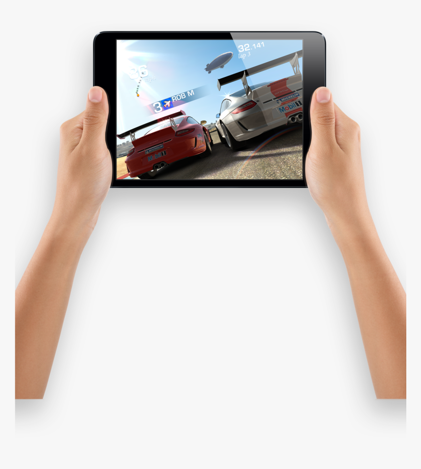 Transparent Ipad Png Transparent - Hands Holding An Ipad, Png Download ...