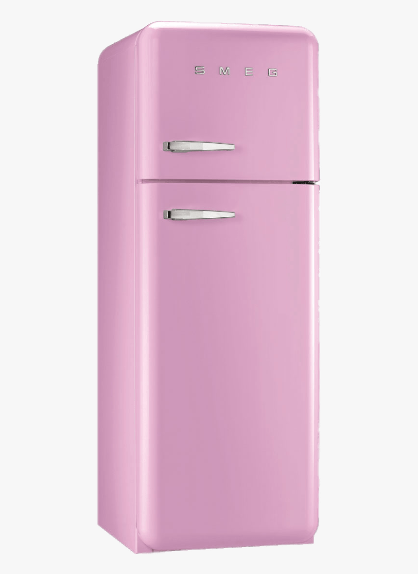 Smeg Pink Refrigerator - Fridge Png Pink, Transparent Png , Transparent ...