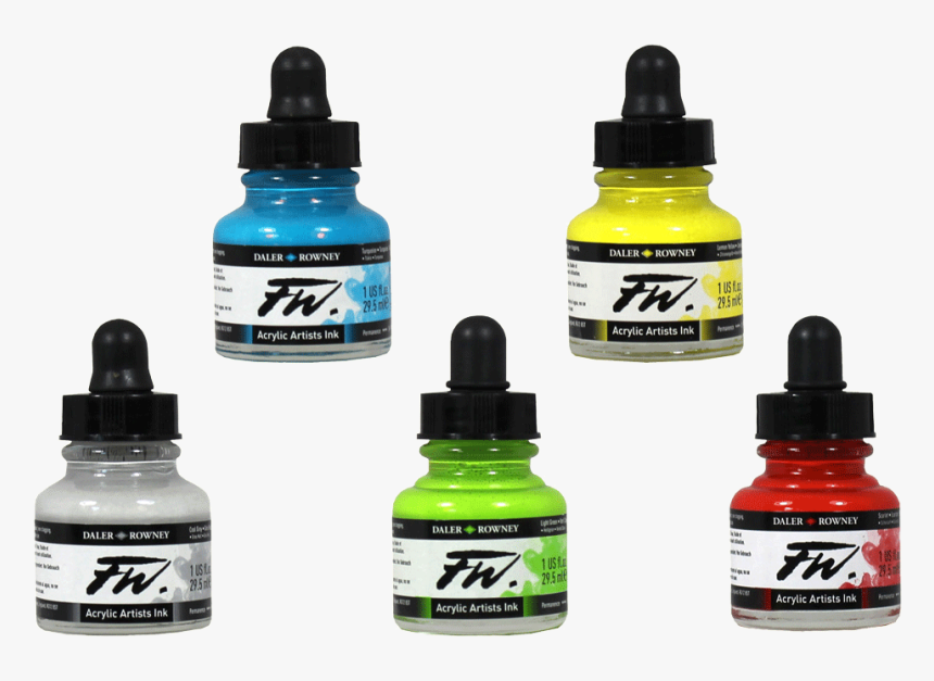 Fw Acrylic Ink, HD Png Download , Transparent Png Image - PNGitem