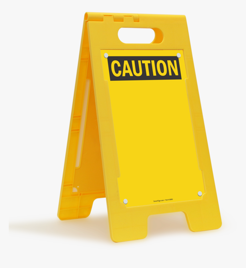 Caution Blank Fold-ups® Floor Sign - Caution Hot, HD Png Download ...