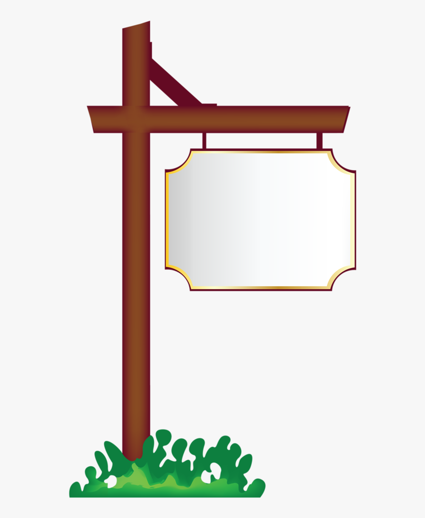 Png Clip Art - Blank Sign Clipart, Transparent Png , Transparent Png ...