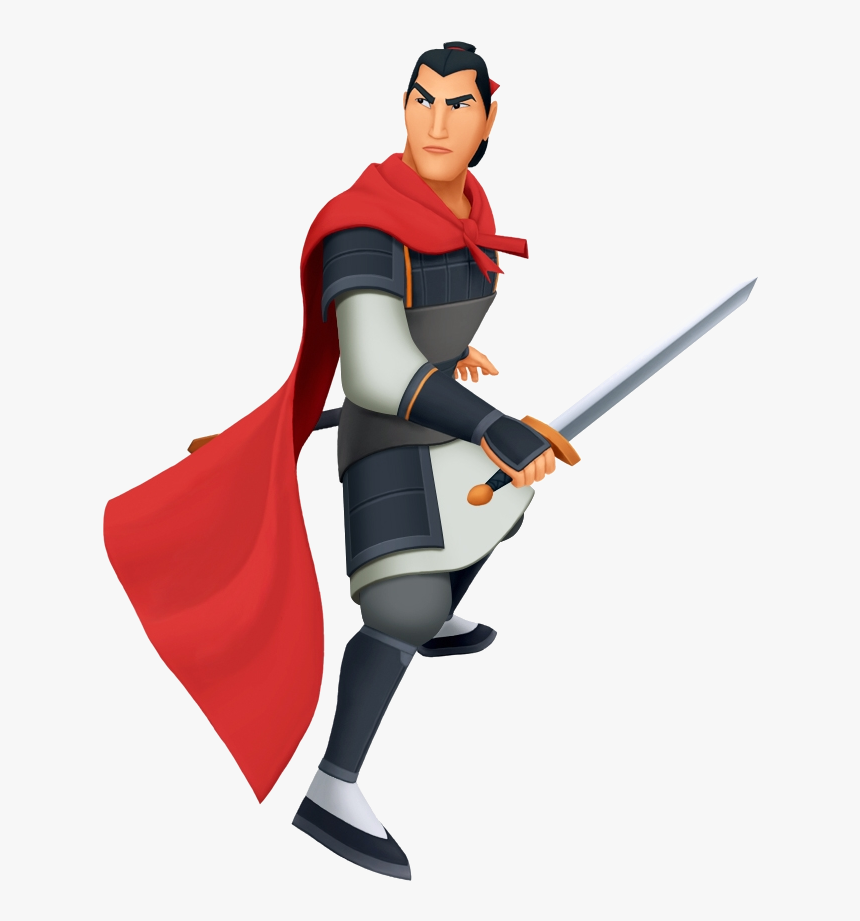Li Shang Khii - Mulan Shang Kingdom Hearts, HD Png Download ...
