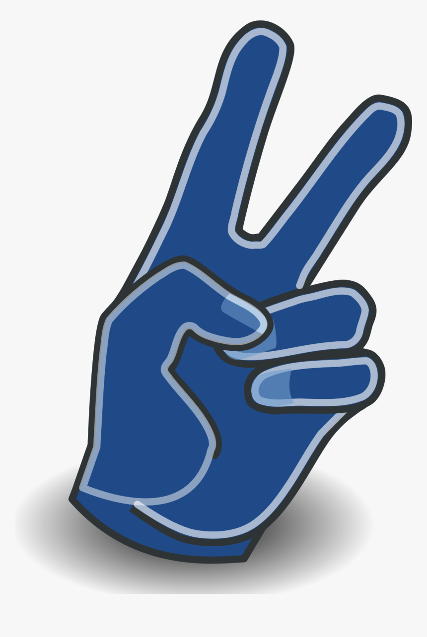 Peace Sign Left Hand, HD Png Download , Transparent Png Image - PNGitem