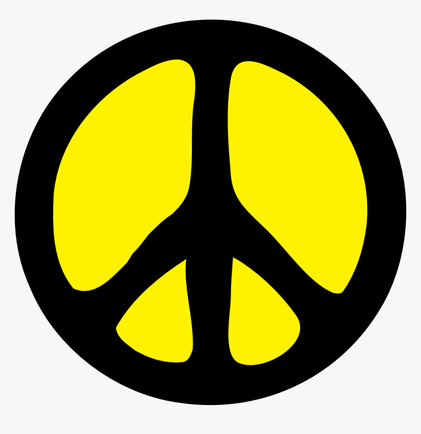 Peace Sign Clipart Vector - Peace Sign, HD Png Download , Transparent ...