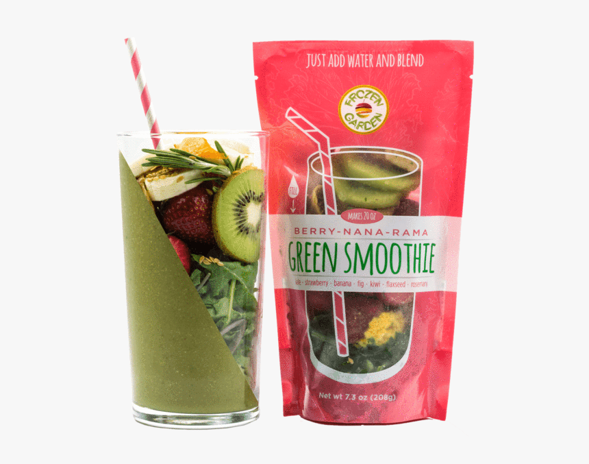 Frozen Garden Berry Nana Rama Frozen Green Smoothie - Health Shake, HD ...